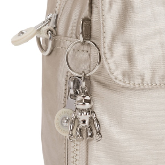 Kipling | Bags | Kipling Annicsmall Convertible Metallic Backpack ...